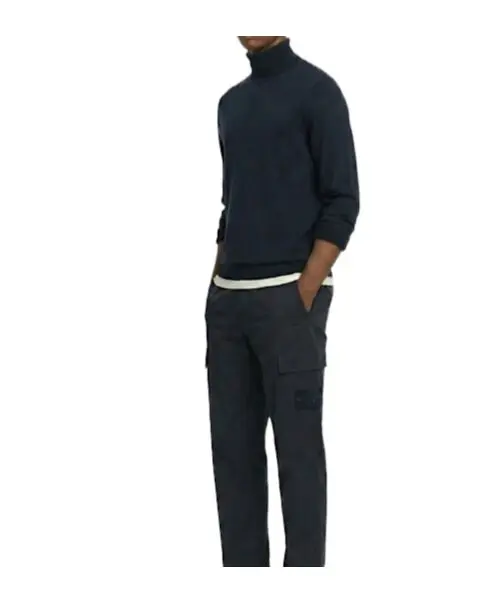 Stone Island Wide-leg Trousers With Pockets