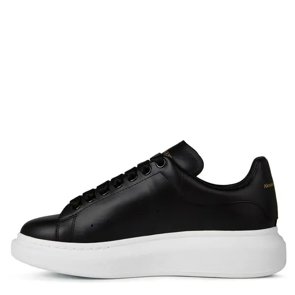 Alexander McQueen Oversized Leather Trainers - Black