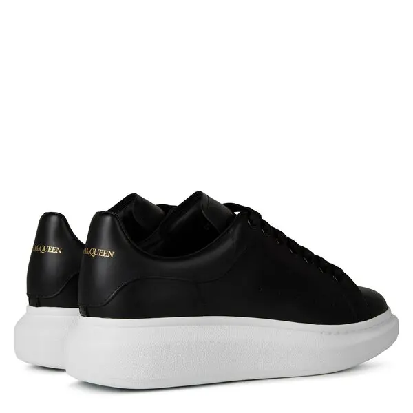 Alexander McQueen Oversized Leather Trainers - Black