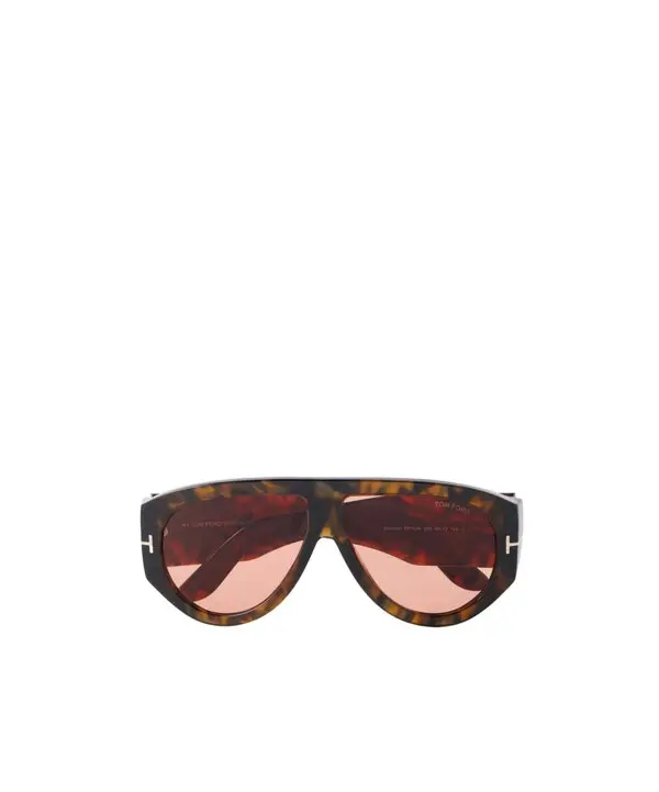 TOM FORD Aviator-style Tortoiseshell Acetate Sunglasses