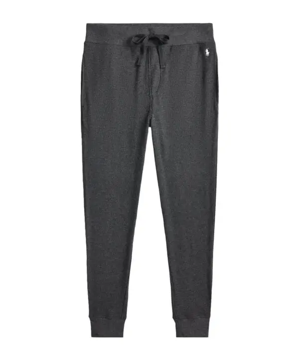 Polo Ralph Lauren Waffle-knit Embroidered Pony Pyjama Pants - Grey