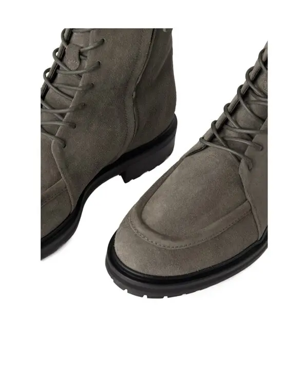 AeydĒ Plain Colour Suede Ankle Boots