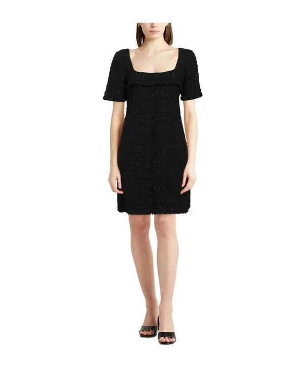 Tory Burch Shiny Solidcolor Flare Skirt