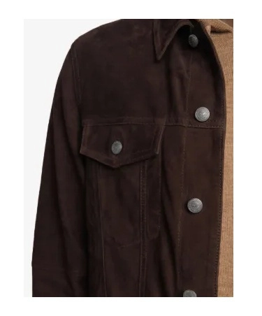 Zadig&Voltaire Bases Suede Leather Jacket