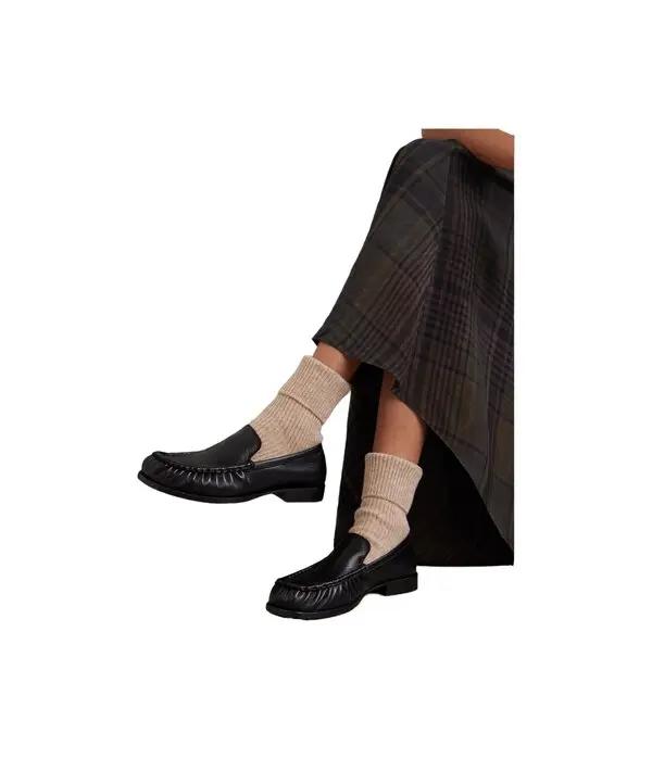 Johnstons Of Elgin Ribbed Cashmere Socks