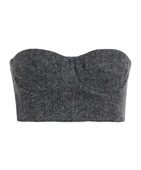 MAXCO. Plain Colour Bustiers - Black