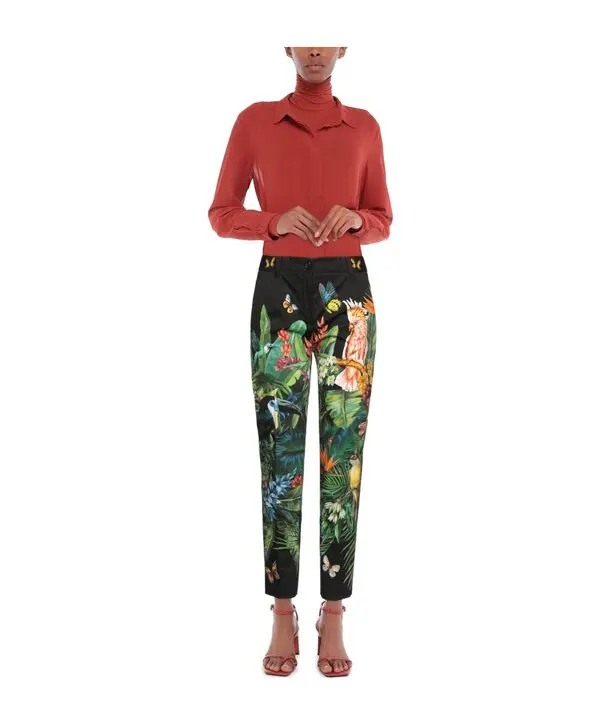 Dolce & Gabbana Floral-print Casual Trousers