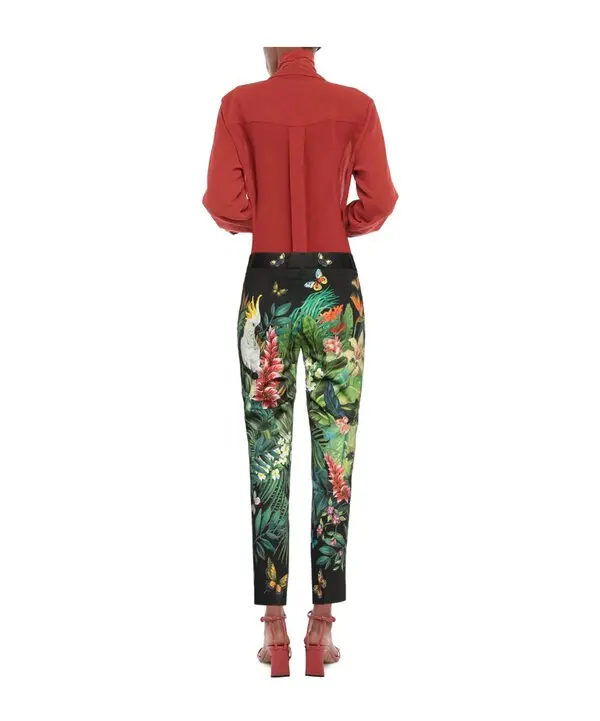 Dolce & Gabbana Floral-print Casual Trousers
