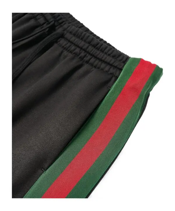 Gucci Silk Cotton Sportswear Pants With Web