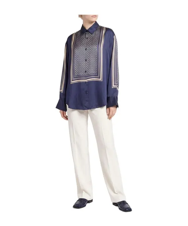 Rag & Bone Two-tone Satin Shirts