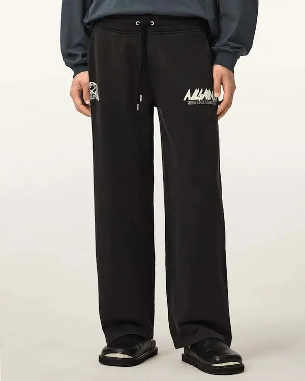 ALLSAINTS Graphic Straight Leg Sweatpants