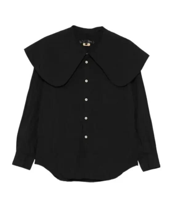 Comme Des Garçons Oversized-collar Shirt - Black