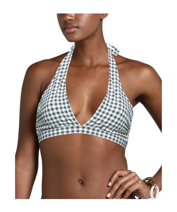 GANNI Checkered Bikinis