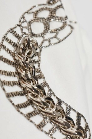 ALLSAINTS Snake Embroidered Crew Sweatshirt
