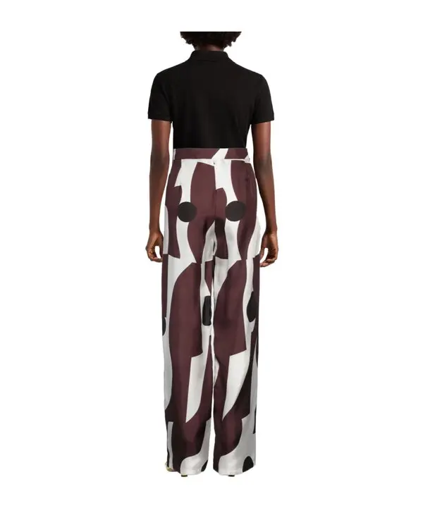 Max Mara Multicolor Wideleg Pants