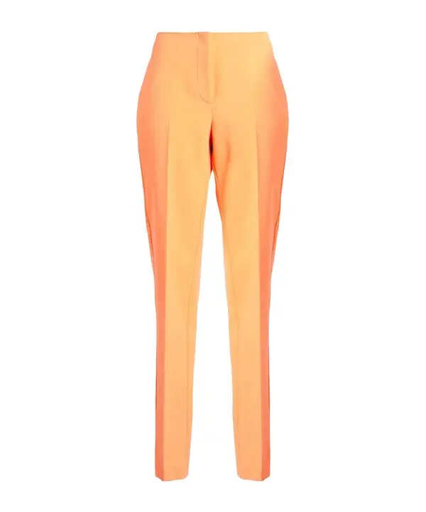 MAXCO. Solid-color Casual Trousers