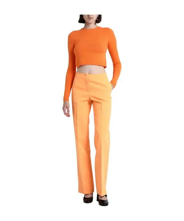 MAXCO. Solid-color Casual Trousers