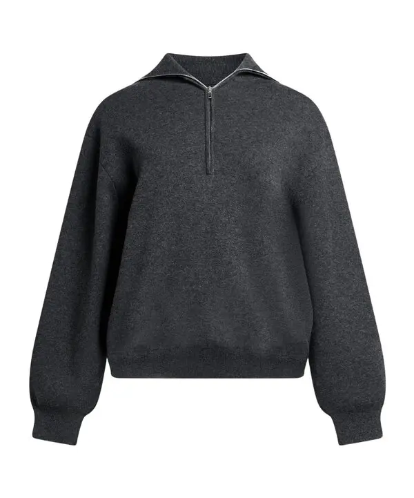 Balenciaga Solid-color Thick Knit Top - Black
