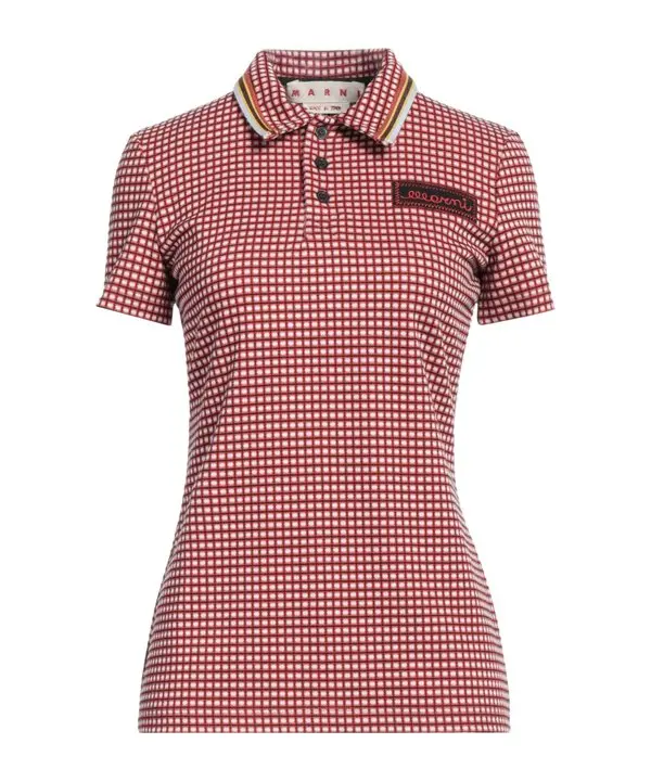 Marni Plaid Shortsleeve Top