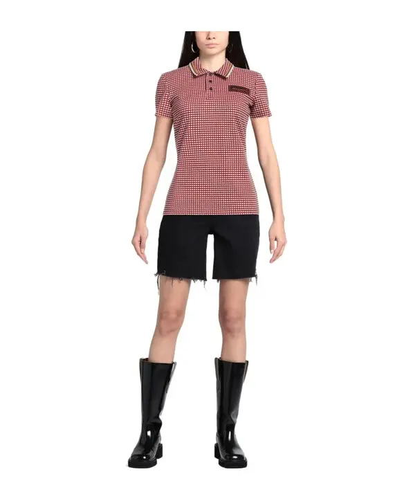 Marni Plaid Shortsleeve Top