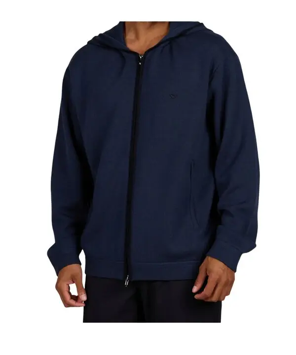 Emporio Armani Zip-up Hooded Cardigan