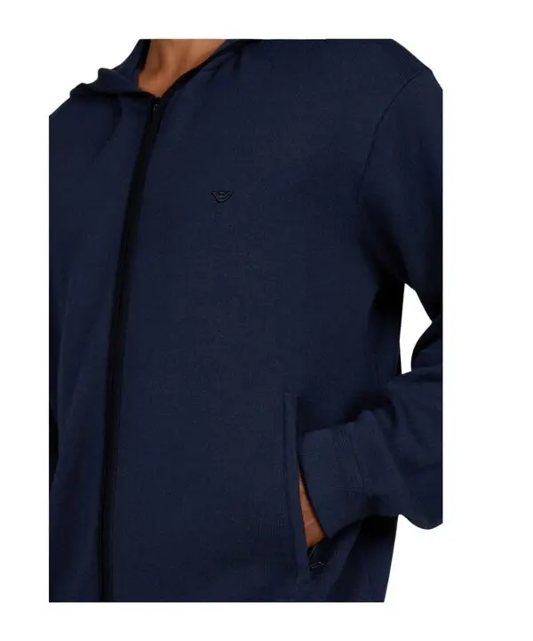 Emporio Armani Zip-up Hooded Cardigan