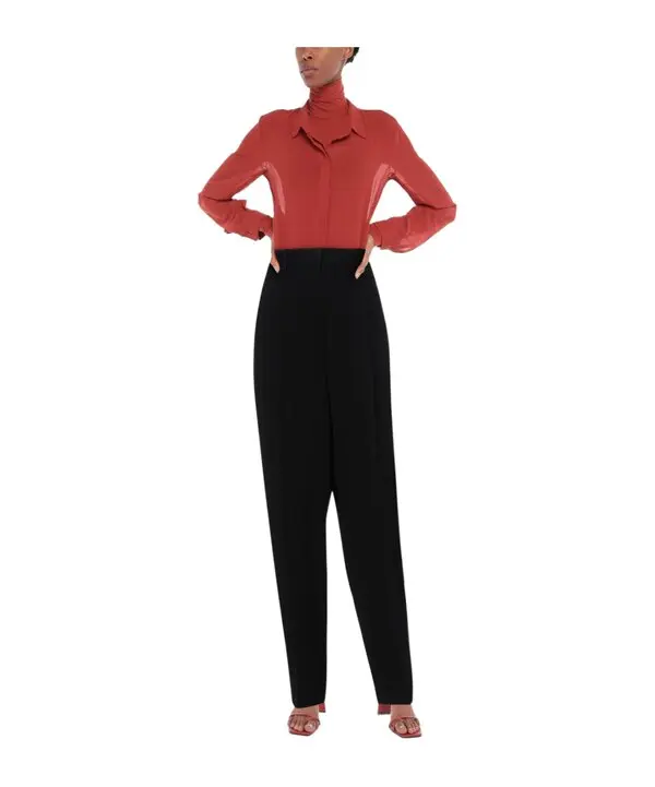 Tory Burch Minimalist Fitted Dress Pants