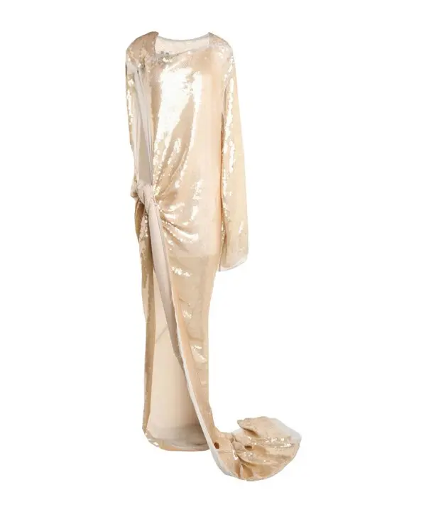 Rick Owens Sleeveless Solidcolor Maxi Dress - Nude
