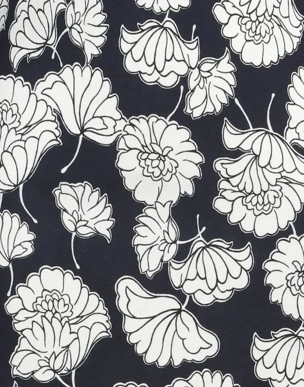 Max Mara Floral Print Trumpet Dress