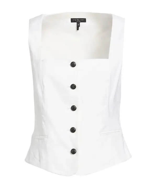 Rag & Bone Simple Sleeveless Square-neck Top
