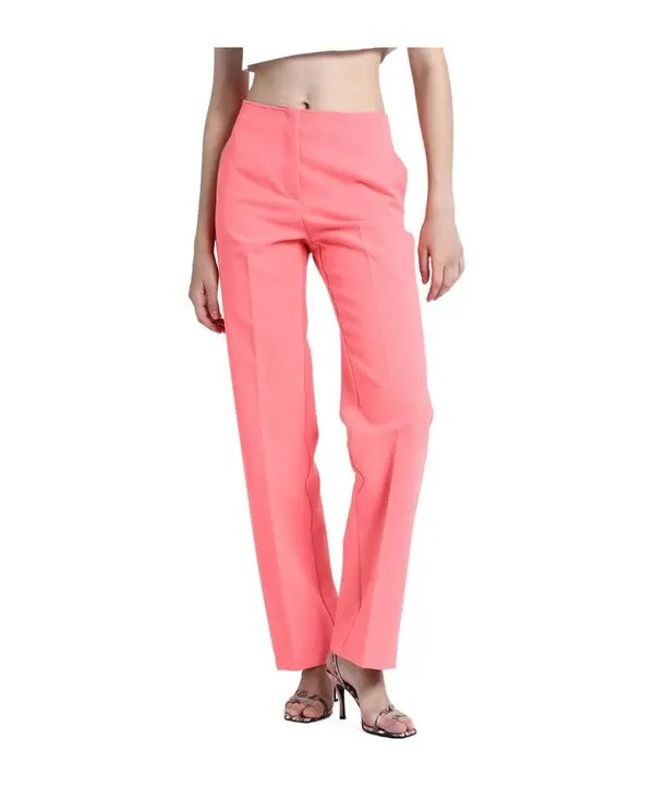 MAXCO. Solid-colored Pleated Trousers