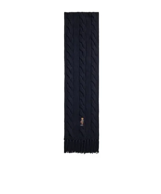 Polo Ralph Lauren Polo Bear Cable-knit Scarf