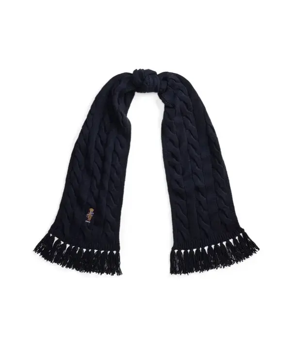 Polo Ralph Lauren Polo Bear Cable-knit Scarf