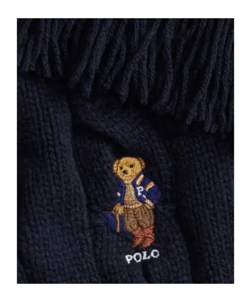Polo Ralph Lauren Polo Bear Cable-knit Scarf