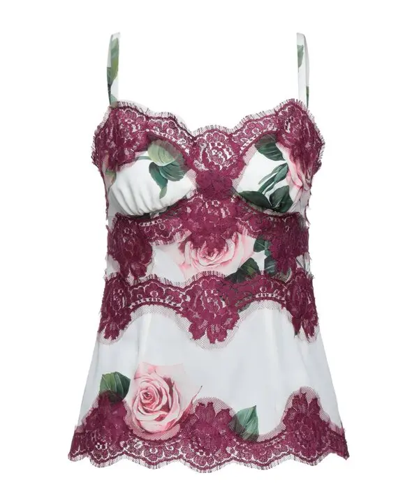 Dolce & Gabbana Floral Lace Sleeveless Top