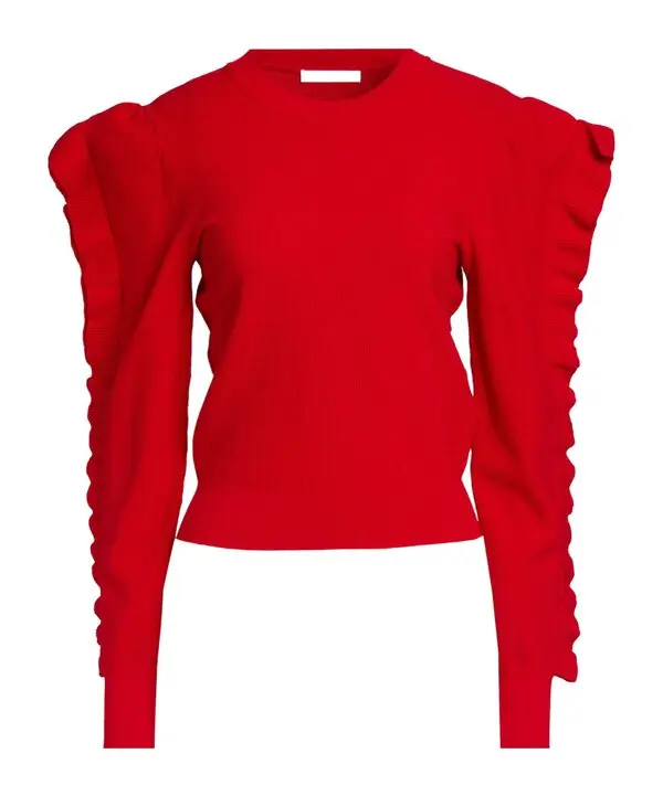 Max Mara Plain Colour Jumpers - Red