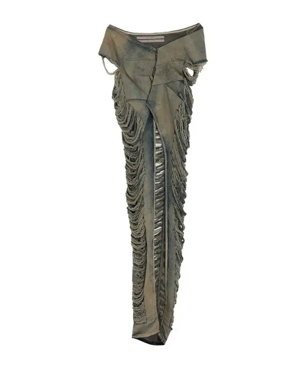 Rick Owens Denim Skirts - Black