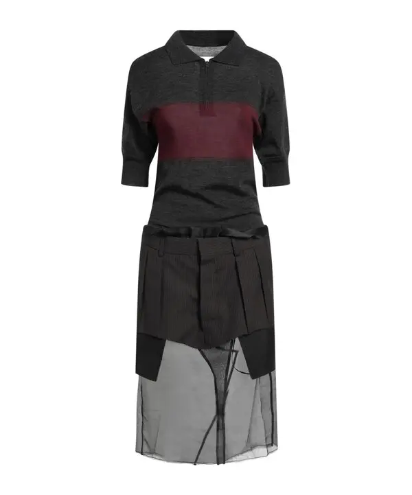 MAISON MARGIELA Twotone Knit Dress