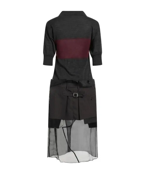 MAISON MARGIELA Twotone Knit Dress