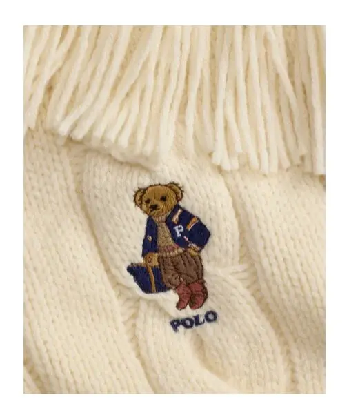 Polo Ralph Lauren Polo Bear Cable-knit Scarf