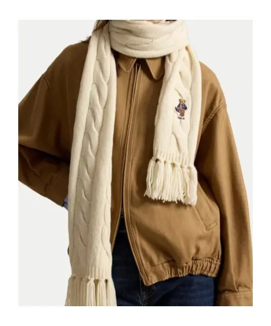 Polo Ralph Lauren Polo Bear Cable-knit Scarf