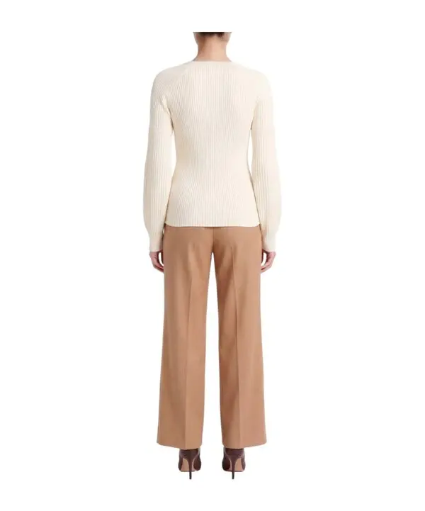Max Mara Simple Solid-color Knitted Sweater