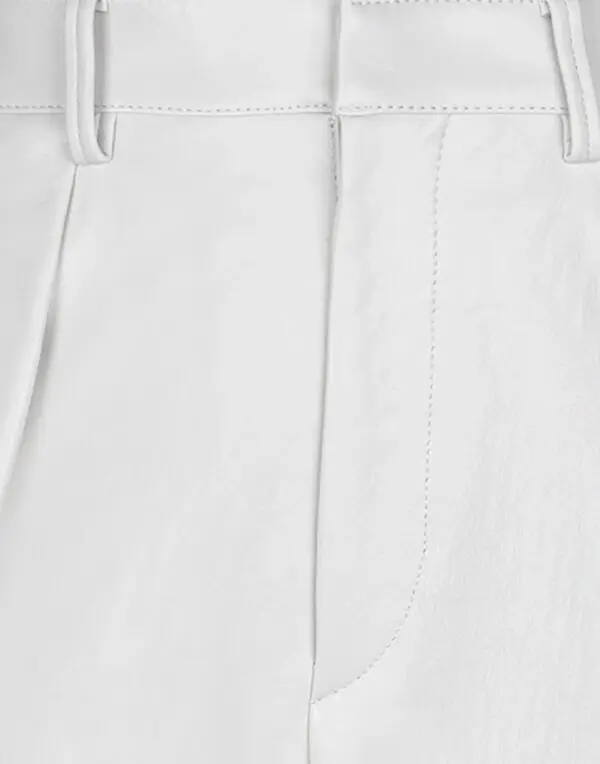 Isabel Marant Étoile Minimalist Solidcolor Leather Shorts