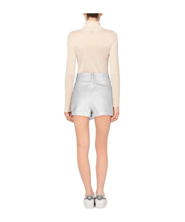 Isabel Marant Étoile Minimalist Solidcolor Leather Shorts