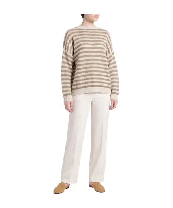 Brunello Cucinelli Striped Knit Sweater