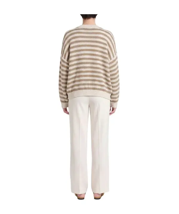 Brunello Cucinelli Striped Knit Sweater
