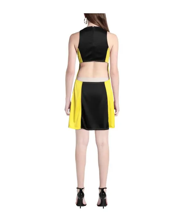 GANNI Sleeveless Two-tone Dress