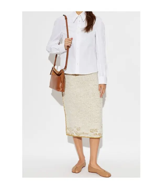 MAISON MARGIELA Knitted Midi Skirt