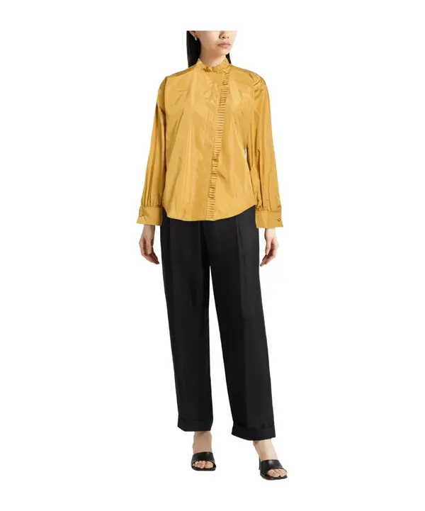 Max Mara Solid Colour Shirts Blouses