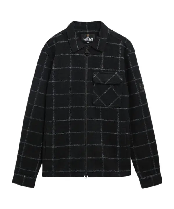 Barbour Check-pattern Zip-up Jacket